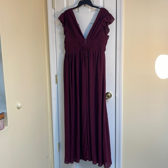 Lulus | Dresses | Lulus Burgundy Formal Dress | Poshmark